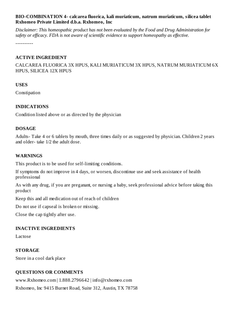 Disclaimer: This Homeopathic Product Has Not Been Evaluated by The Food ...