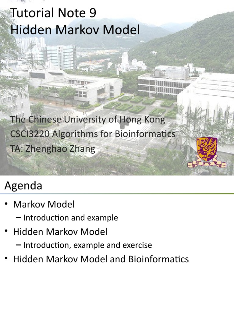 Tutorial Note 9 Hidden Markov Model | PDF | Markov Chain | Statistical ...