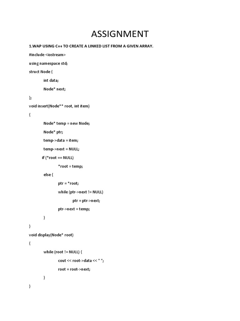 Assignment Pdf Queue Abstract Data Type Computer Data