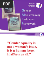 GMEF Toolkit Final | PDF | Gender Mainstreaming | Evaluation
