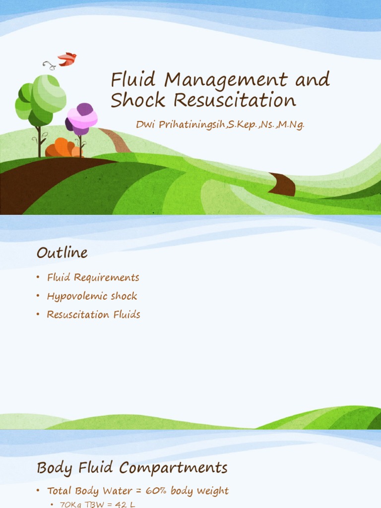 Fluid Management & Shock Guide | PDF | Shock (Circulatory) | Tissue ...