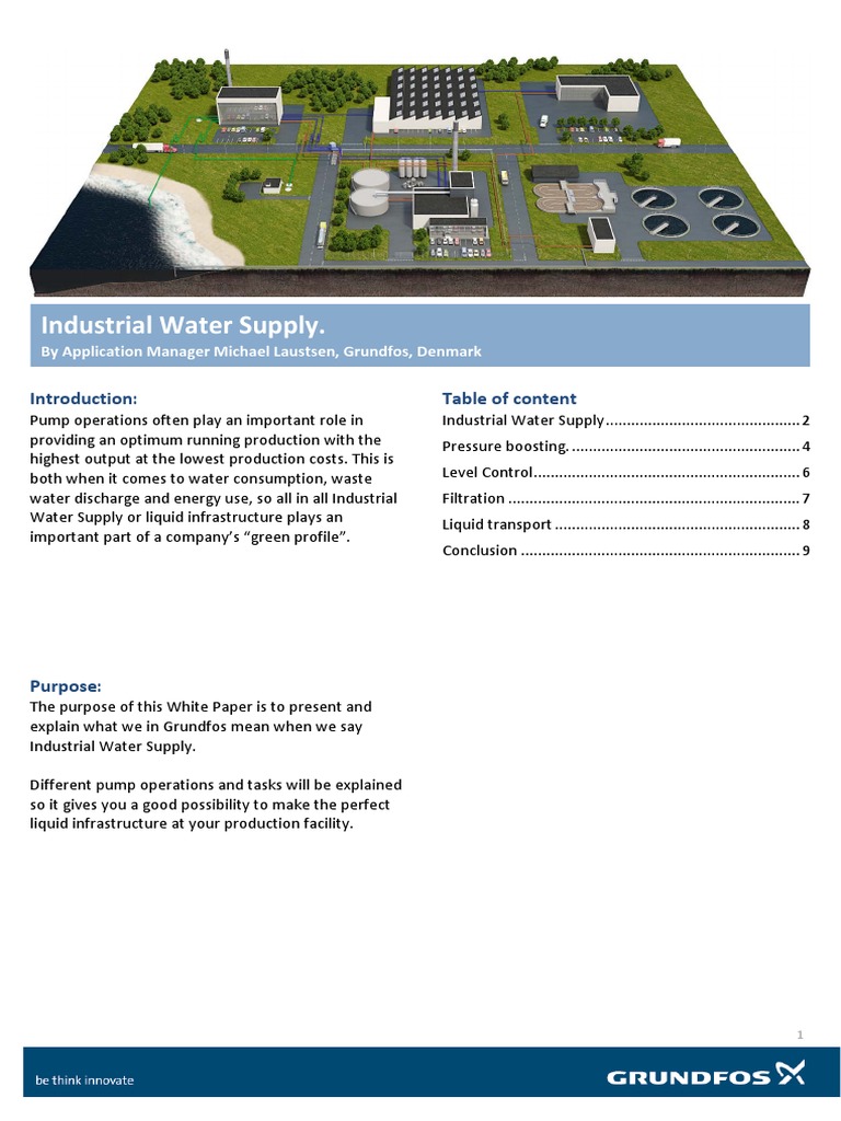 Industrial Water Supply.: Table of Content | Download Free PDF ...