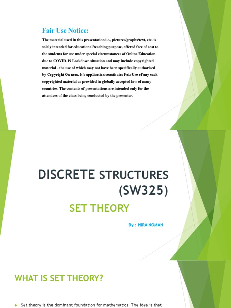 Fair Use Notice | PDF | Bracket | Set (Mathematics)
