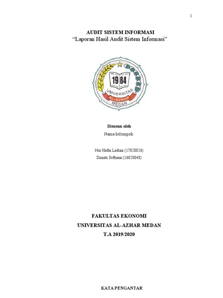 Laporan Hasil Audit Si Sem 6 | PDF