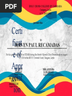 Intrams Pageant Judging Criteria | PDF