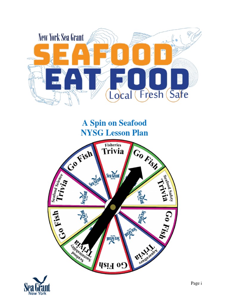 LessonPlan SpinOnSeafood | PDF | Aquaculture | Seafood