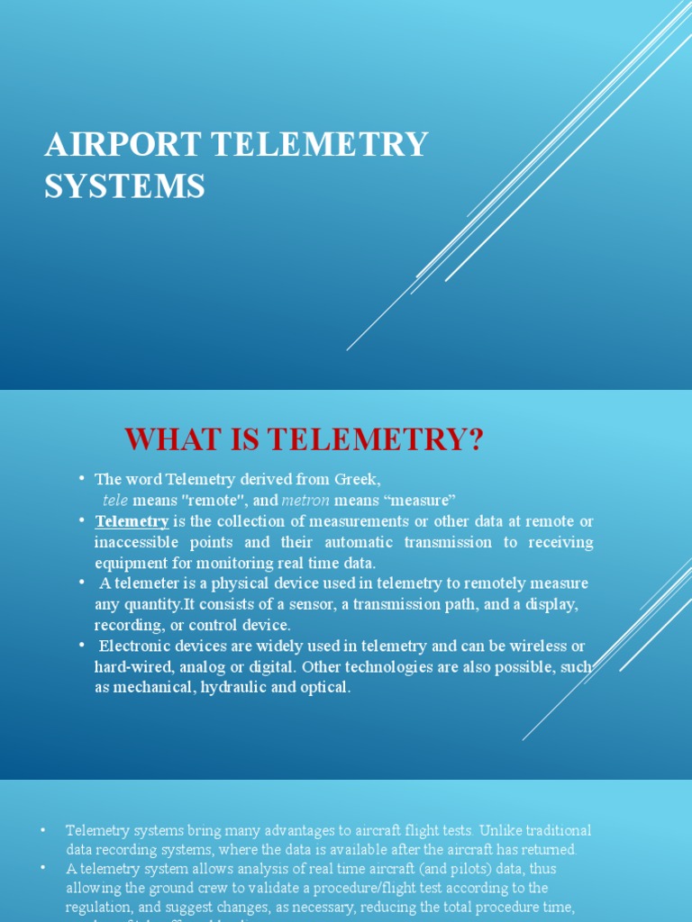 Telemetry Systems | PDF | Telemetry | Radio