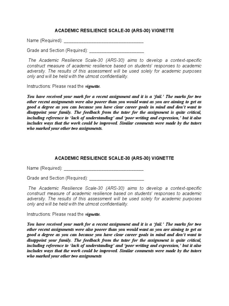 Ars 30 Vignette | PDF