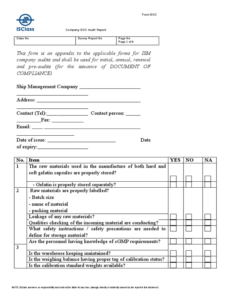 Audit-Checklist - For Capsule Production | PDF | Audit | Calibration
