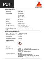 Msds Formalin | PDF | Formaldehyde | Toxicity