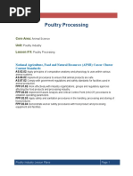Poultry Carcass Dressing Procedure | PDF