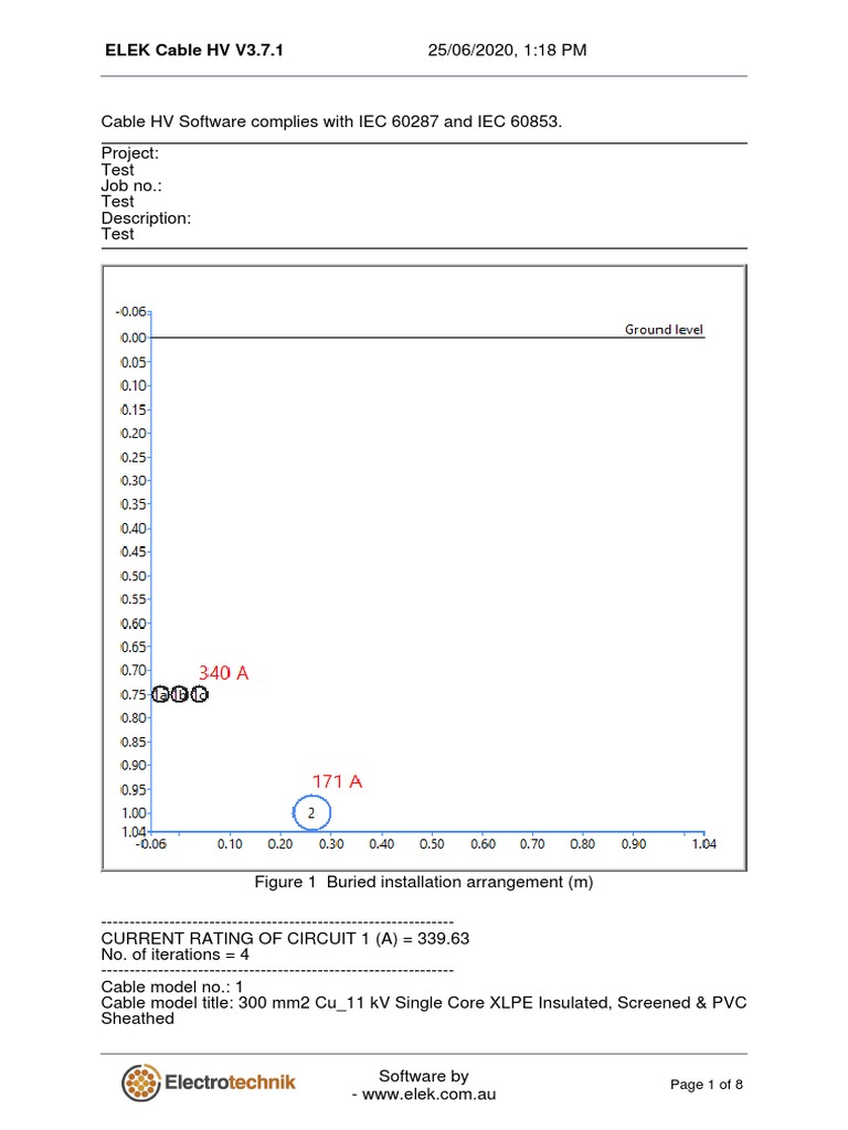 Cable HV Report PDF | PDF | Electrical Resistivity And Conductivity ...