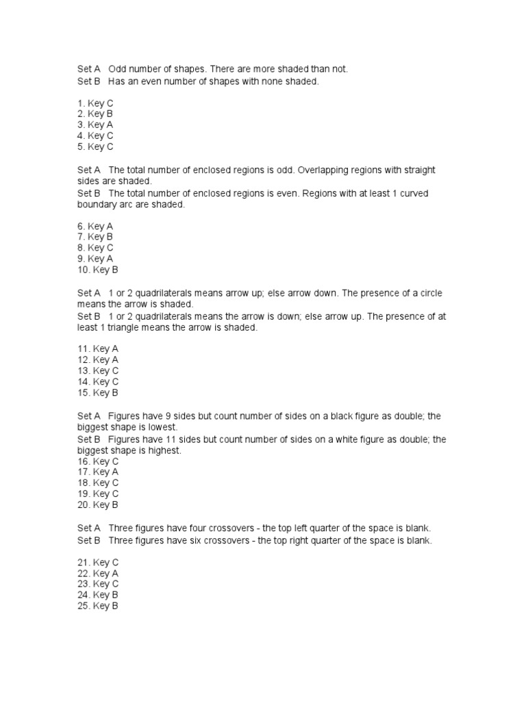 Practice Test 1 - Abstract Reasoning | PDF