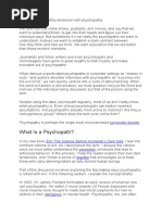 Talking with Psychopaths and Savages | PDF | Psychopathy | Dark Triad