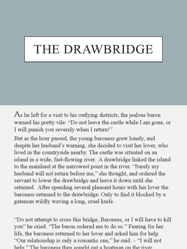 The Drawbridge | PDF