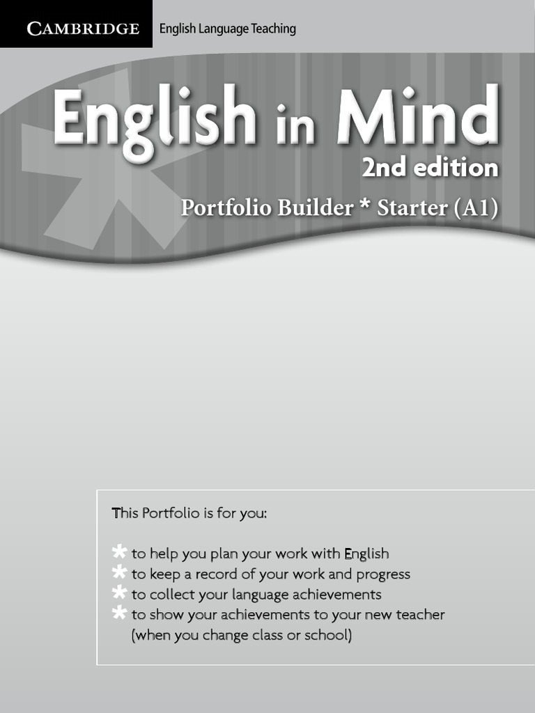 EiM Portfolio Starter PDF | PDF | English Language | Books