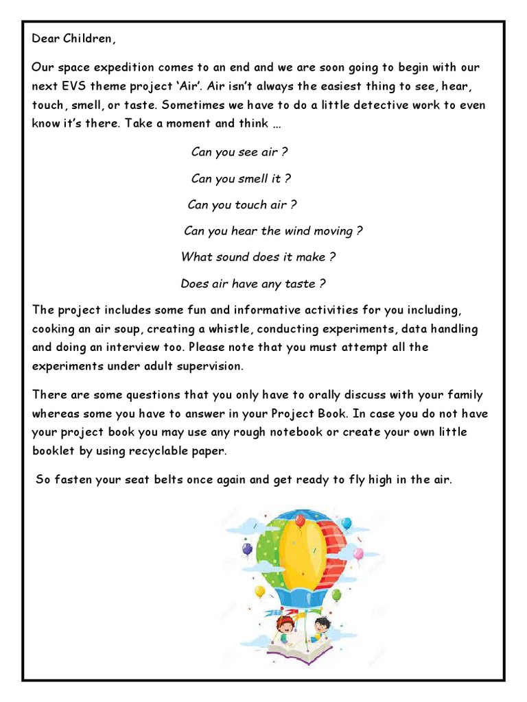 1.all About Air | PDF | Atmosphere Of Earth | Industrial Gases