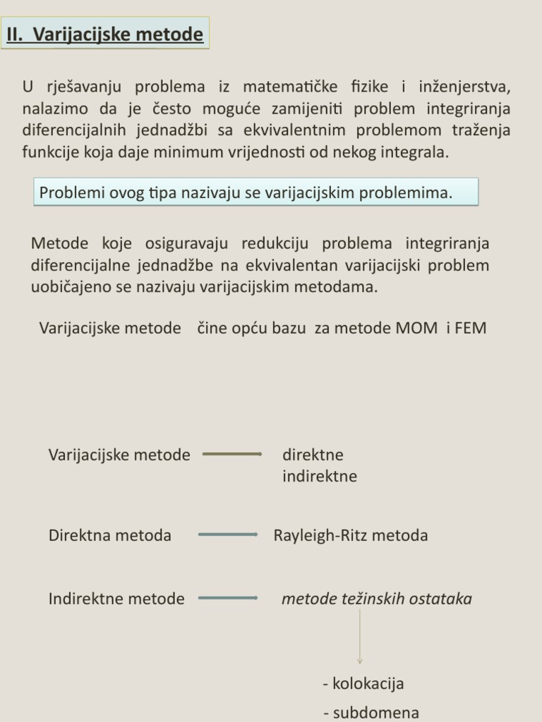 NA Metoda Varijacija | PDF