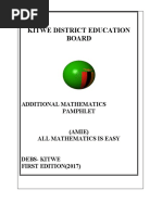 Math Paper 2 - MR 6points | PDF | Mathematics | Determinant