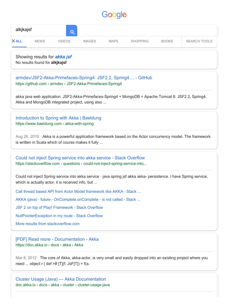 Akka JSF: Showing Results For | PDF | Java Server Faces | Software Design