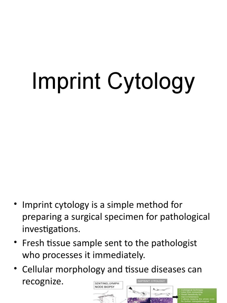 Imprint Cytology | PDF