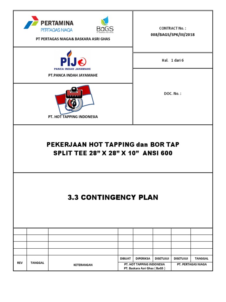3.3 Contingency Plan | PDF