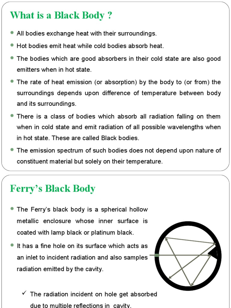 Black Body Radiation Explained | PDF | Photoelectric Effect ...