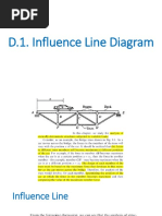 Module 1 - Les #10 Influence Line-Truss | PDF | Truss | Structural Analysis