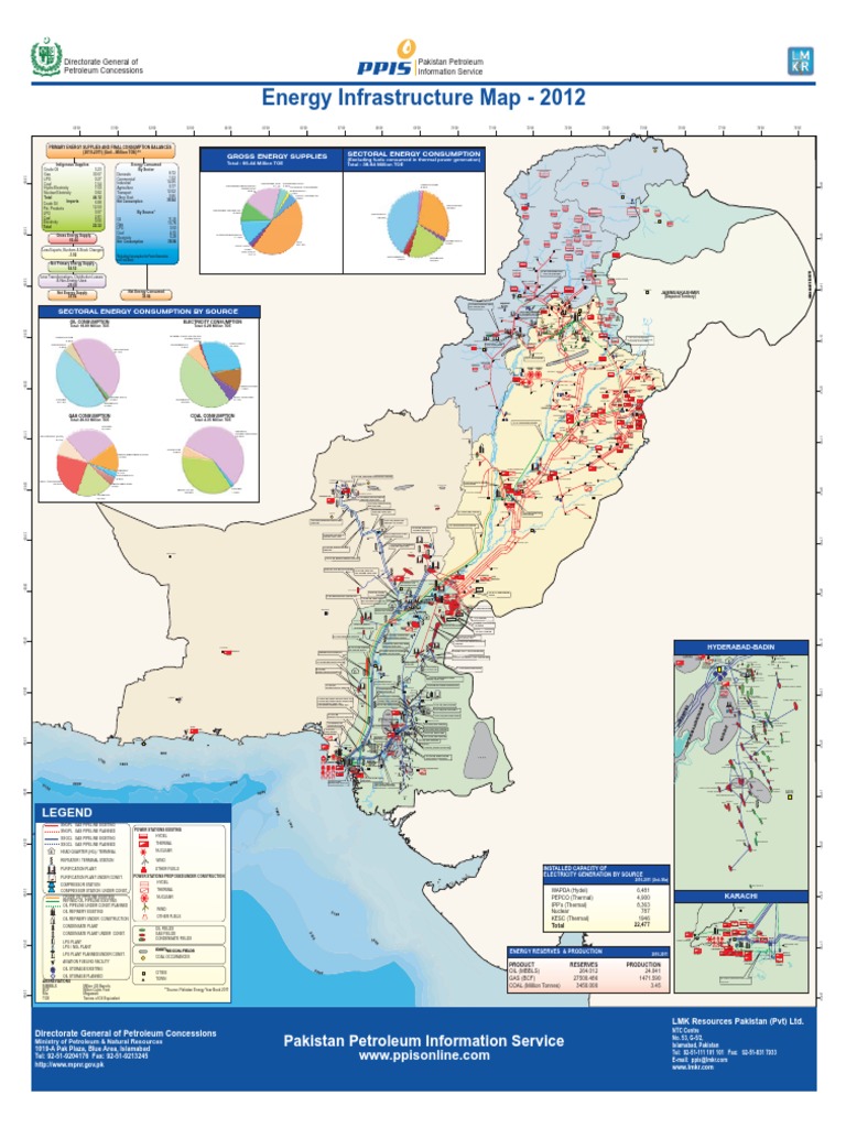 PPIS Energy Infra Map 2012 | PDF | Liquefied Petroleum Gas | Petroleum