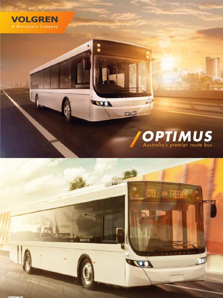 Volgren Optimus Brochure PDF | PDF | Bus | Headlamp