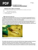 Greater Palatine Nerve Block Technique | PDF | Anesthesia | Injection ...