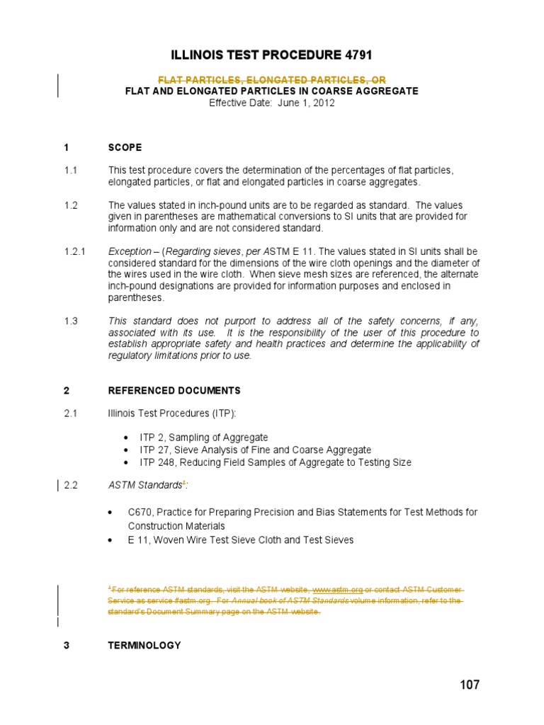 Determination of Flat, Elongated, and Flat and Elongated Particles in ...