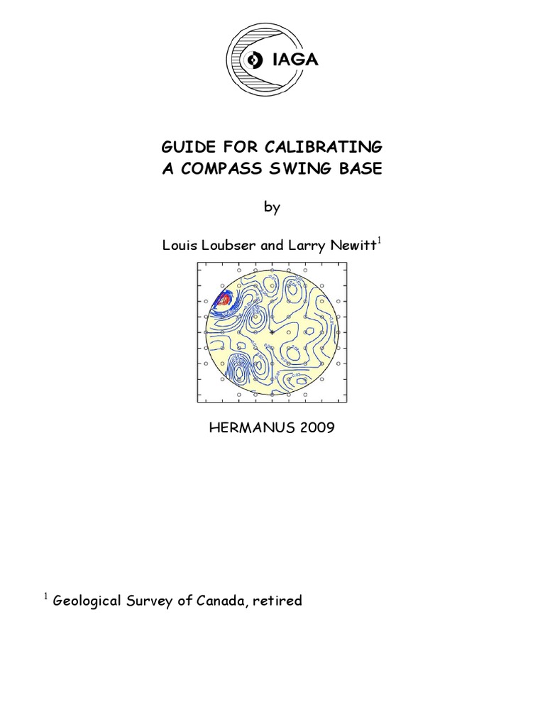 Compass Swing Base Calibration Guide | PDF | Magnetometer | Compass