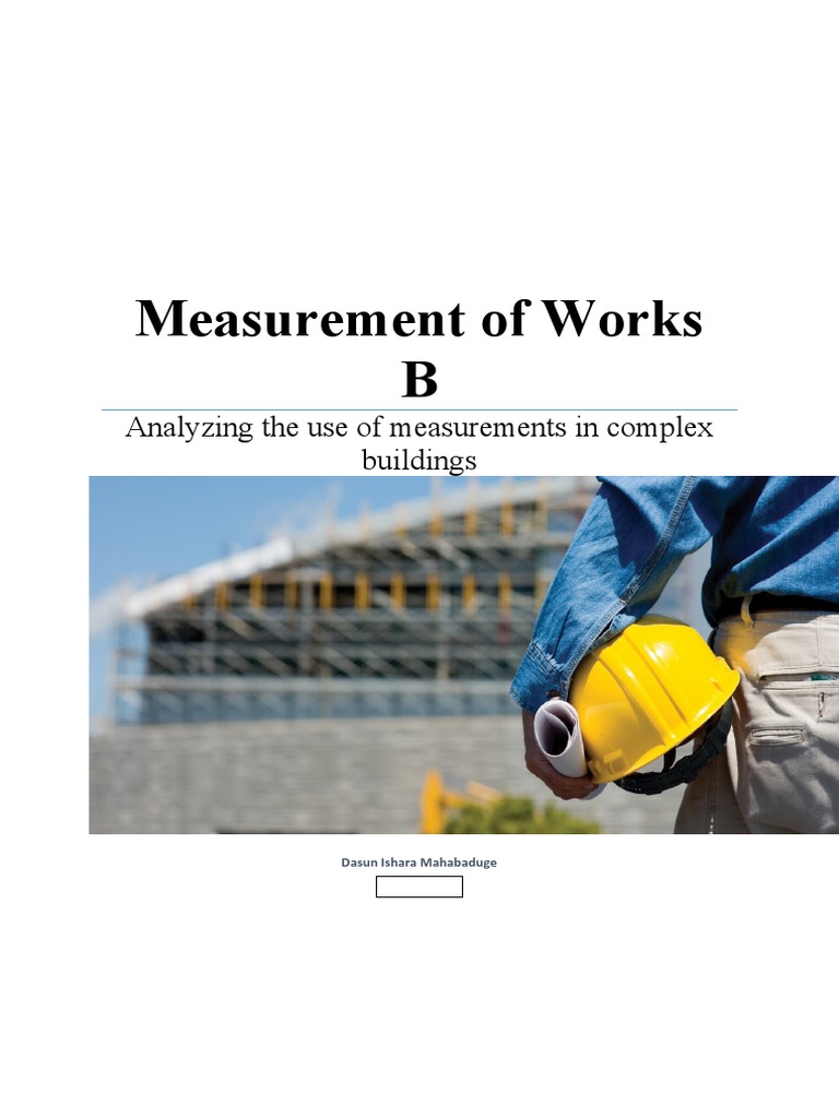 Measurement Techniques in Construction | PDF | Specification (Technical ...