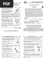 UIL Math Practice Test | PDF | Geometry | Teaching Mathematics