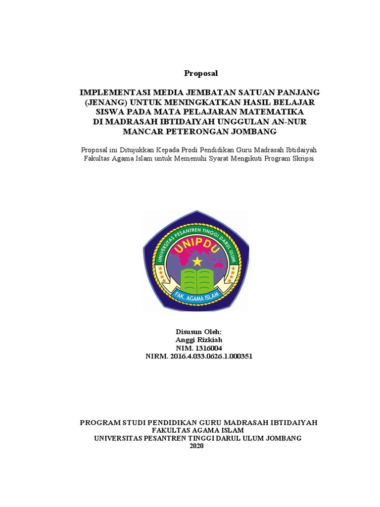 Contoh Proposal - PTK | PDF