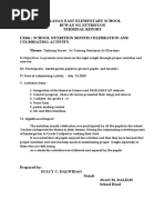 Nutrition Month Culmination Program | PDF