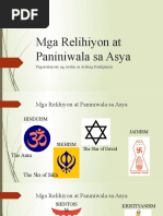 Mga Simbolo NG Relihiyon Sa Asya | PDF