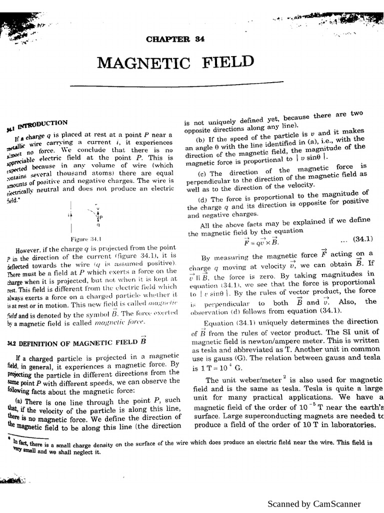 Magnetic Field HCV PDF | PDF