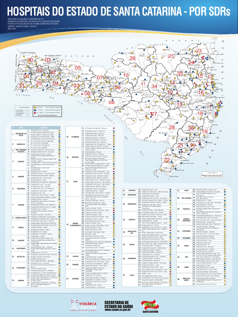 Mapa Hospitais PDF | PDF | Santos cristãos | Religião e crença