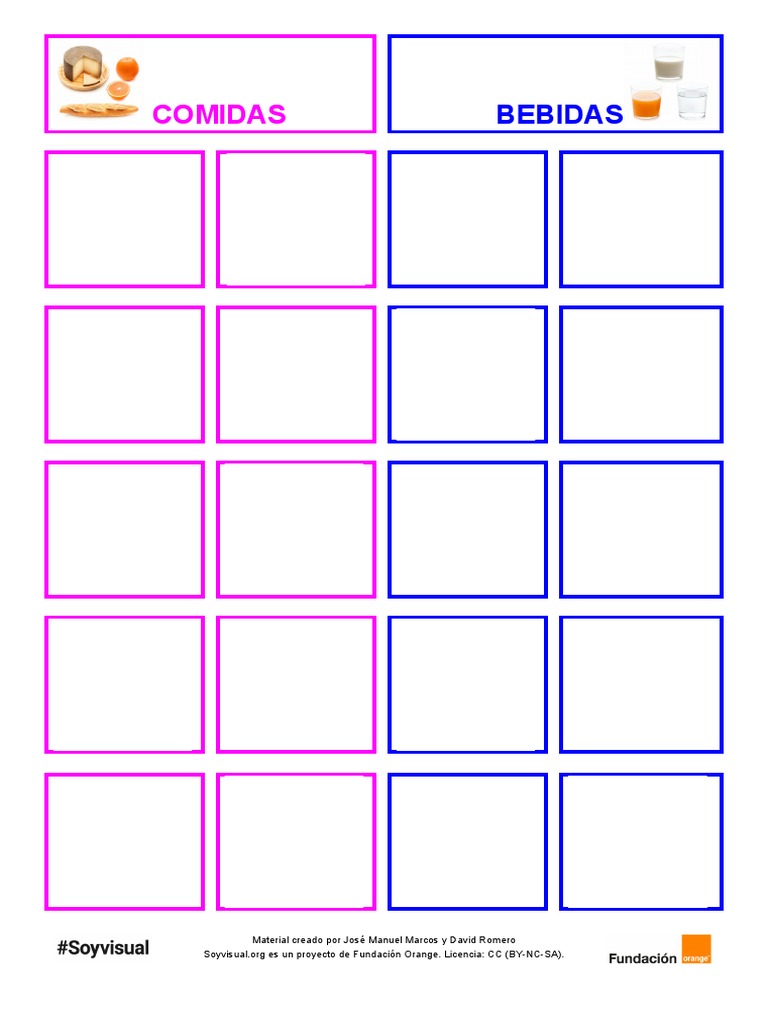 Clasificar Comidas y Bebidas | PDF | Ciencias sociales | Cocina ...