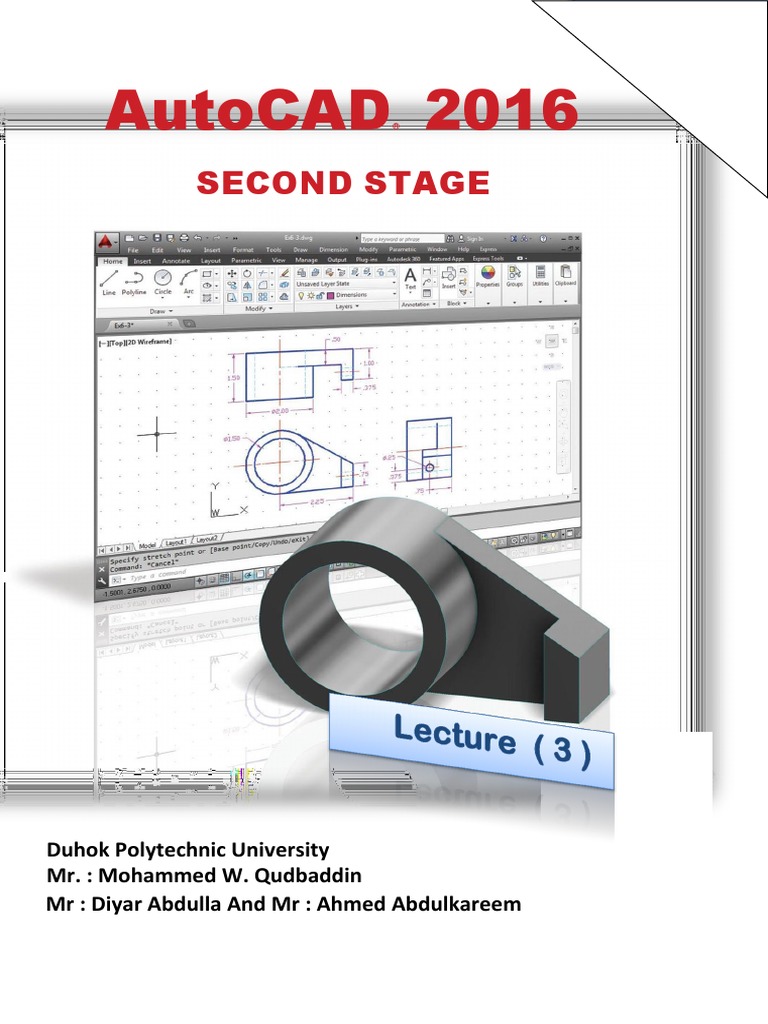 Autocad 2016: Second Stage | PDF | Button (Computing) | Icon (Computing)
