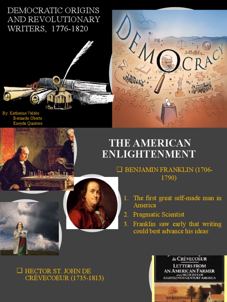 Democratic Origins of American Lit | PDF | Writing | Writers