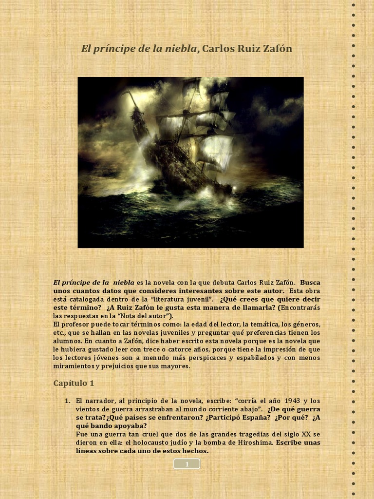 El Príncipe de La Niebla | PDF | Rms Titanic | Novelas