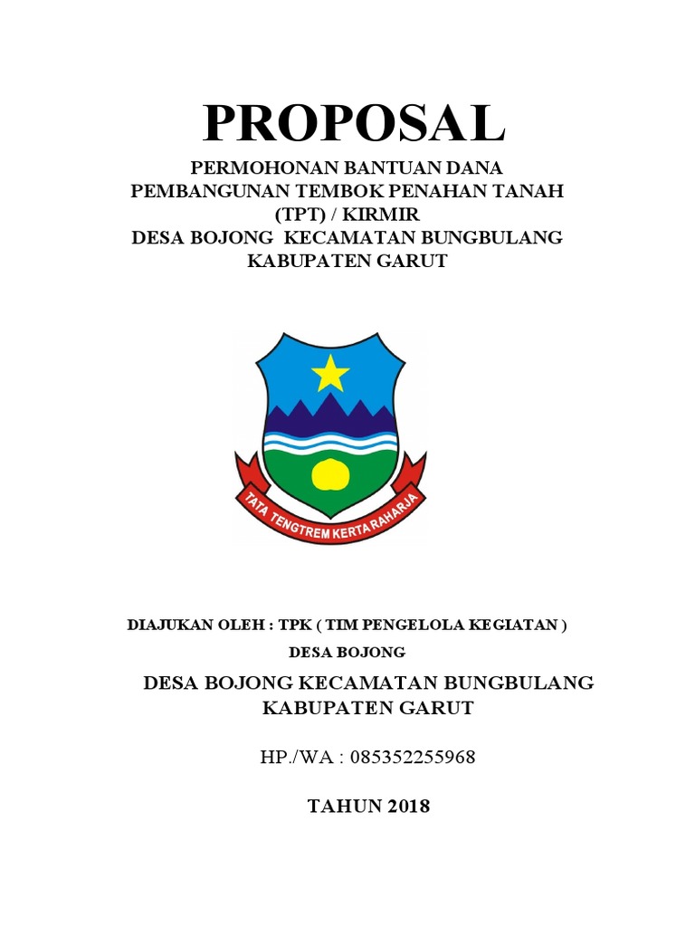 Contoh Proposal TPT | PDF