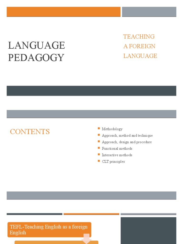 Effective Foreign Language Teaching Methods | PDF | Language Education ...
