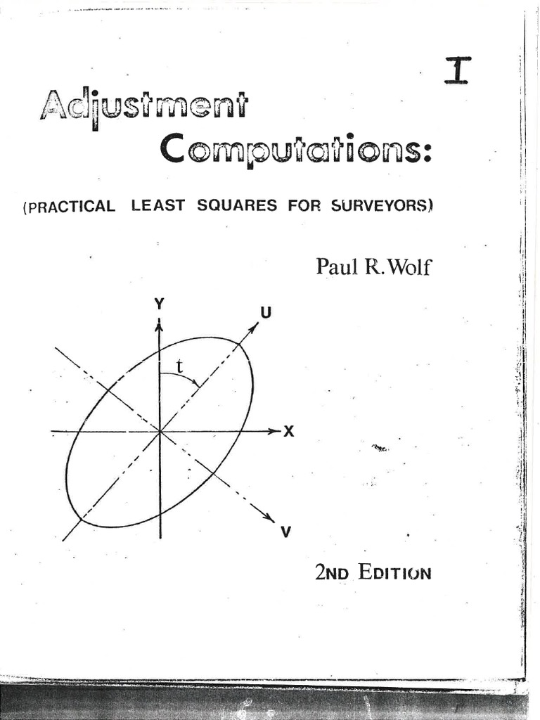 Adjustment Computations - Vol I | PDF Adjustment Computations - Vol I | PDF