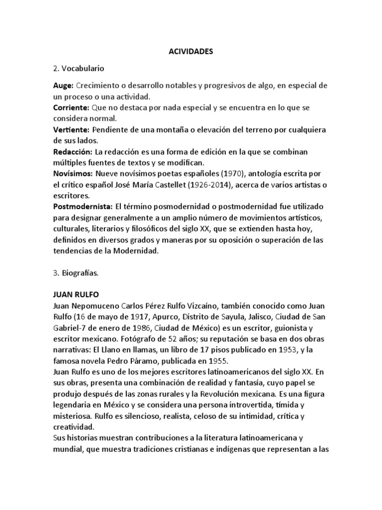 Boom y Post Boom en América Latina | Descargar gratis PDF | Gabriel ...