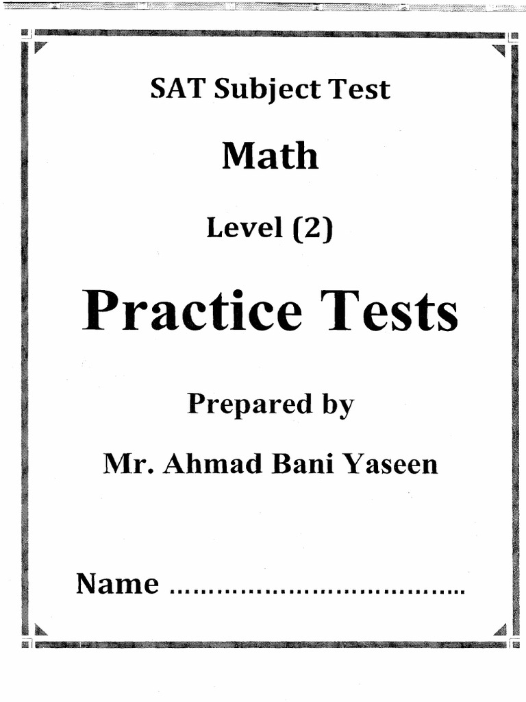 SAT Subject Test Overview and Guidelines | PDF | Sat | Test (Assessment)