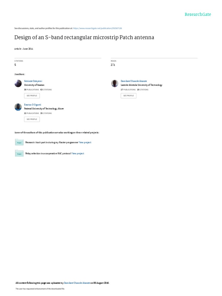 Antenna Design Equations | PDF | Antenna (Radio) | Electromagnetic ...